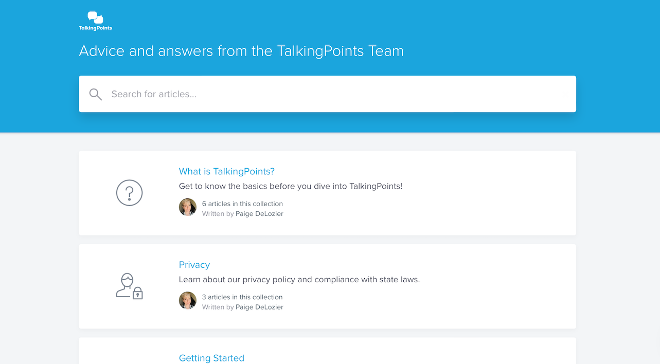 Talk About TalkingPoints - TalkingPoints